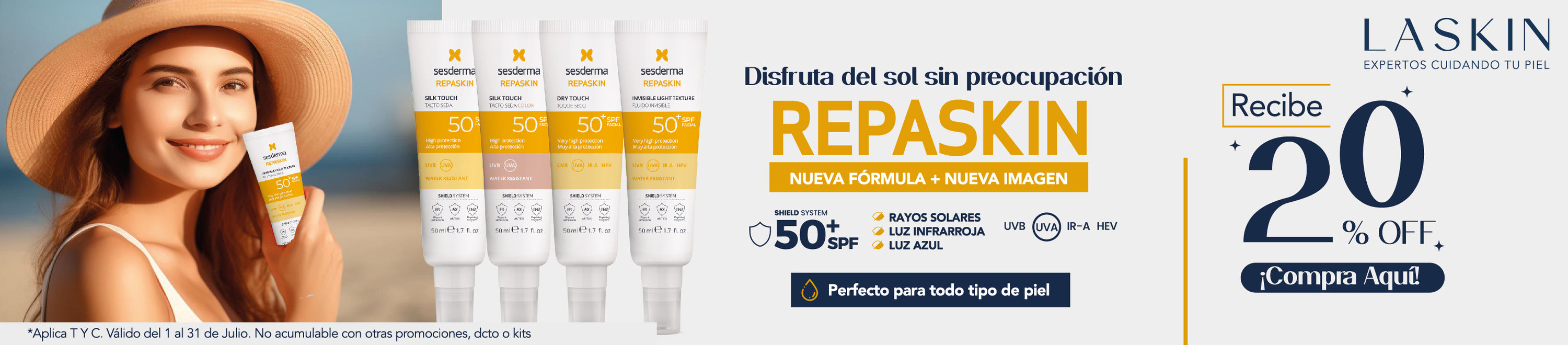 La mejor selección LASKIN en productos para el cuidado de la piel